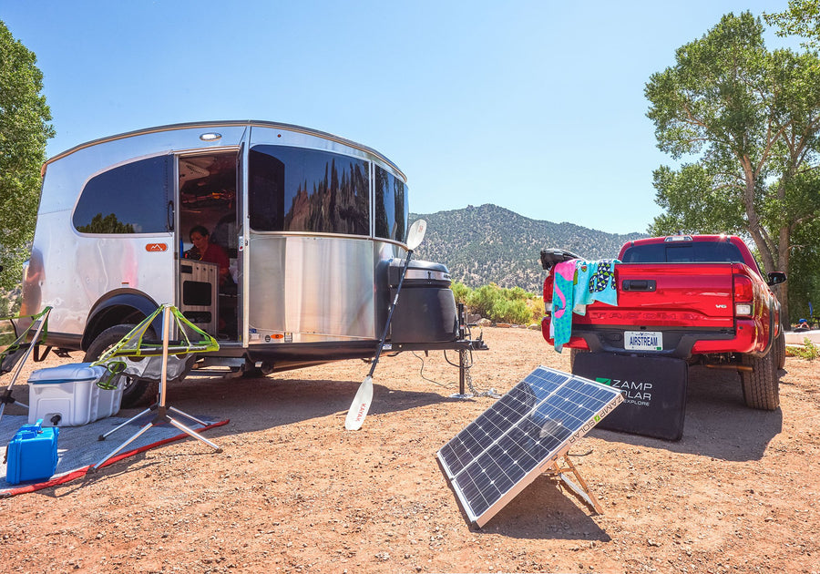 Airstream Trailer Factory Installed Zamp Solar Power Options
