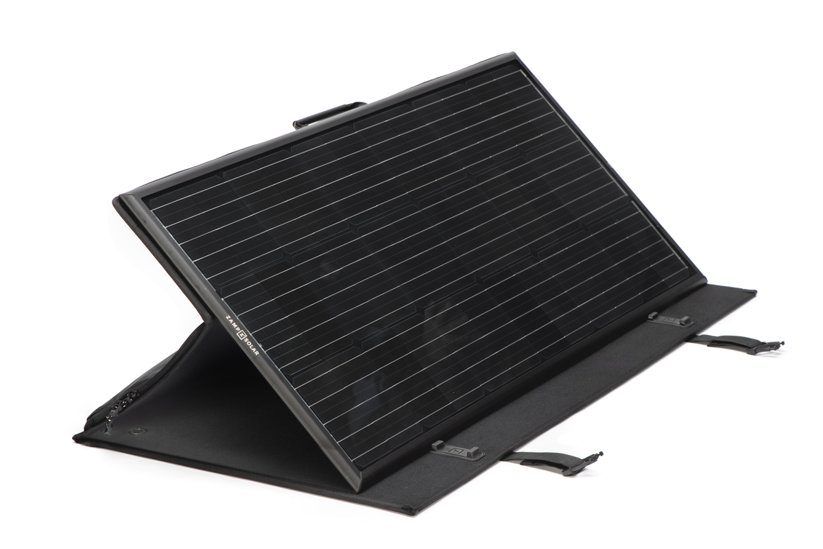 Zamp Solar OBSIDIAN® SERIES 100-Watt Portable Kit - Regulated