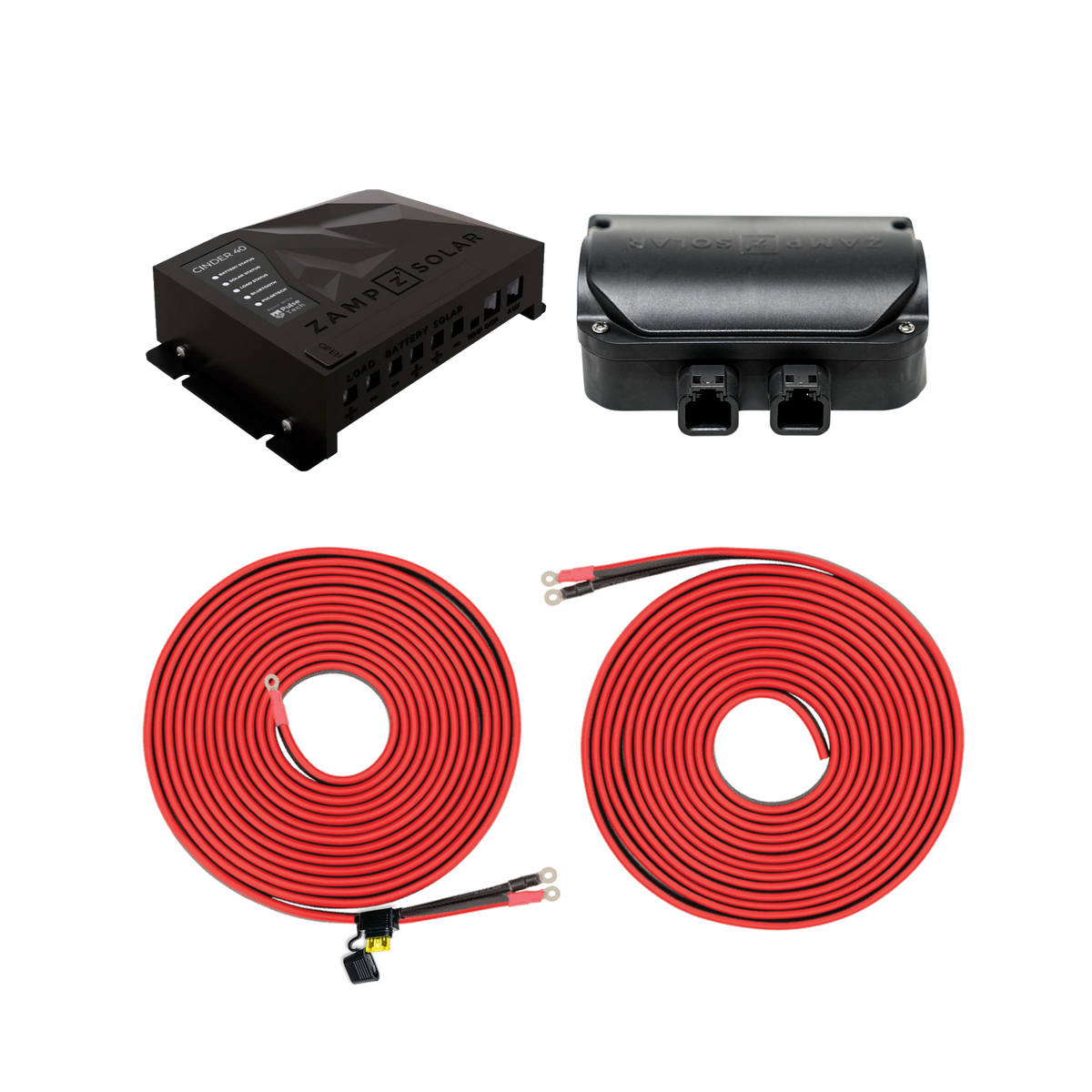 Zamp Solar LEGACY BLACK 190 Watt Panel 40amp Charge Controller Kit zamp-solar-legacy-black-190-watt-panel-40amp-charge-controller-kit